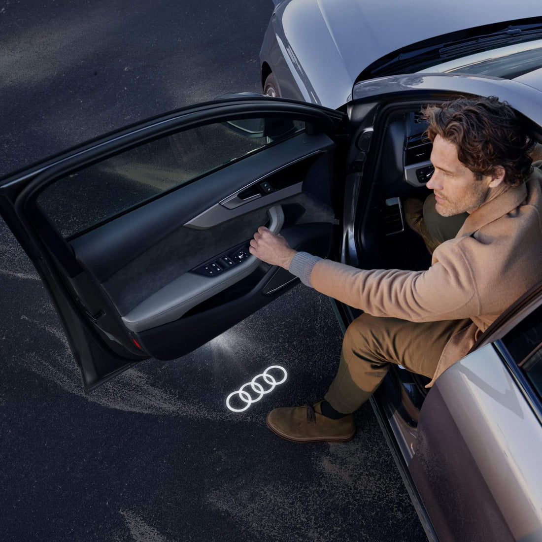 Car Door Logo Projector - Audi Rings | Audi Store