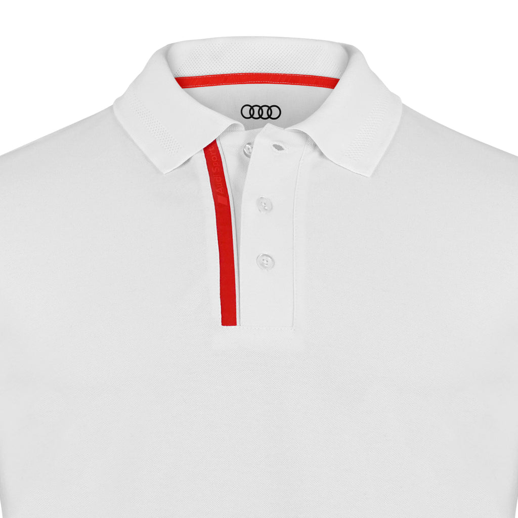 Audi Sport Polo shirt, mens, white | Audi Store Australia