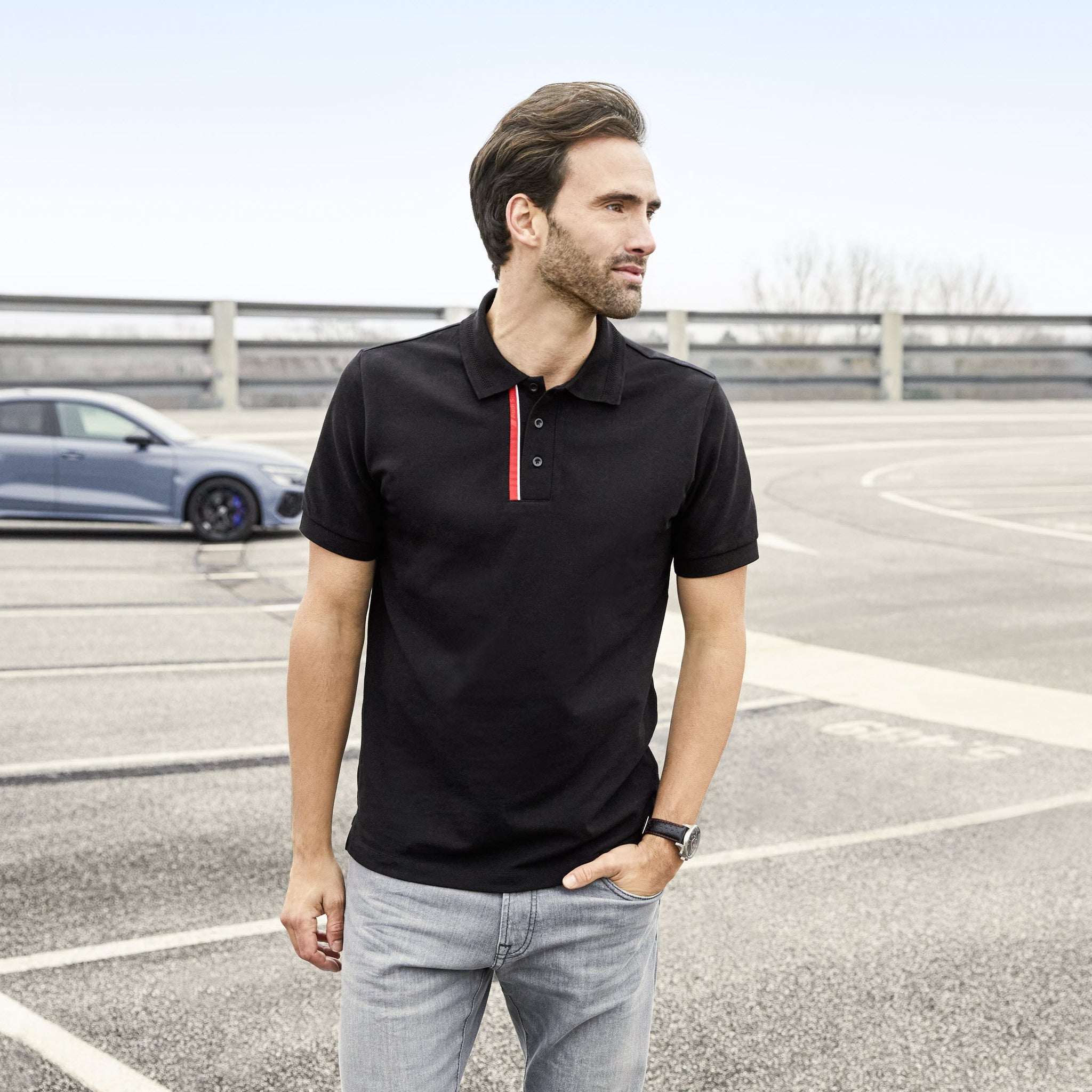 Audi Sport Polo shirt, mens, black | Audi Store